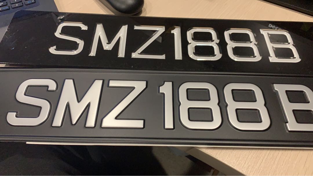 SMZ188B car number plate, Car Accessories, Car Plates on Carousell