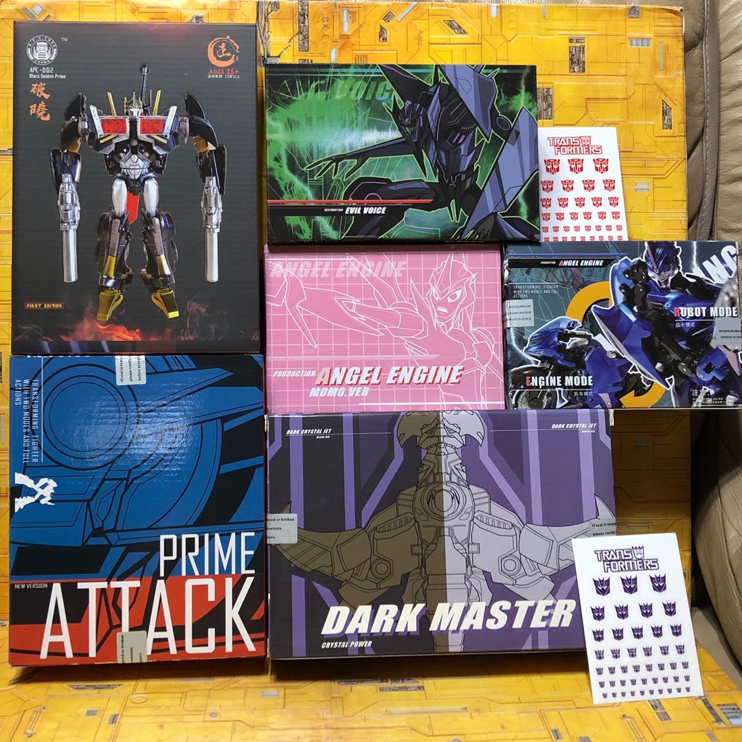 Transformers APC Toys - APC-001 , APC-002 Attack Prime Optimus ( Takara ...