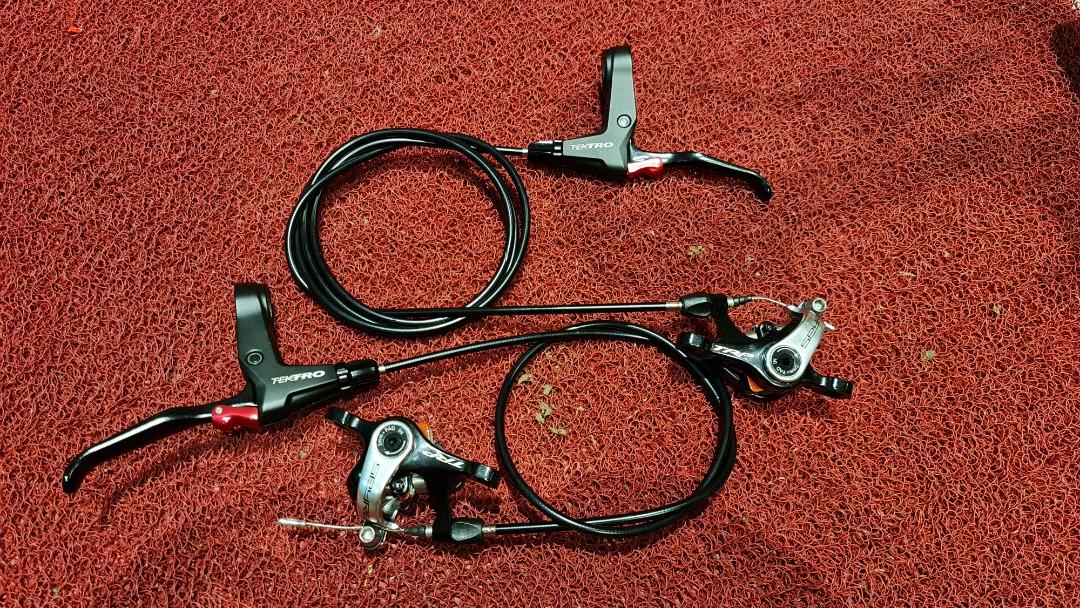 TRP Spyre SLC + Tektro FL740, Sports Equipment, Bicycles & Parts, Parts ...