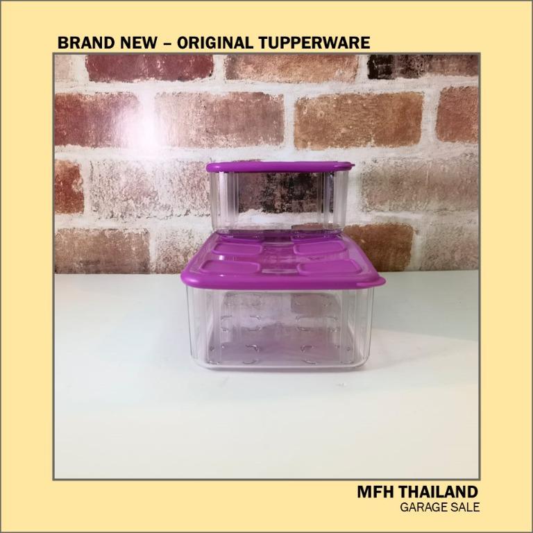 Tupperware rectangle containers (Set of 2), Furniture & Home Living ...