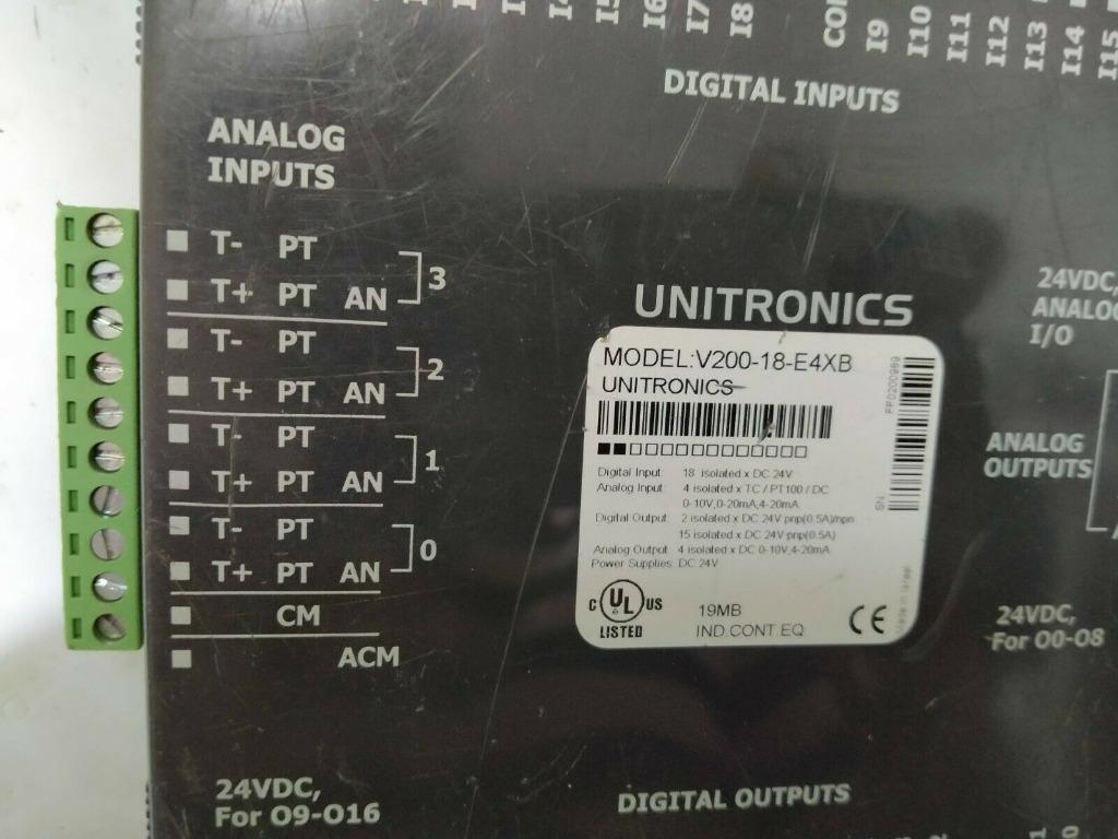 Unitornics V200-18-e4xb 19MB assy. SA / V200-E4XB Rev. 4 Unitronics ...