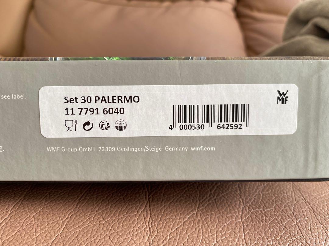 WMF Palermo 30 Piece Cutlery Set (Self Collect), Furniture & Home ...
