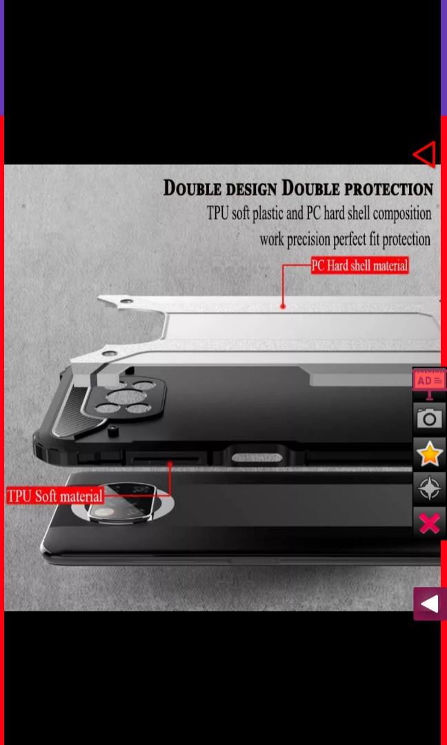 XIAOMI POCA X3 PRO ARMOR CASE, Mobile Phones & Gadgets, Mobile & Gadget ...