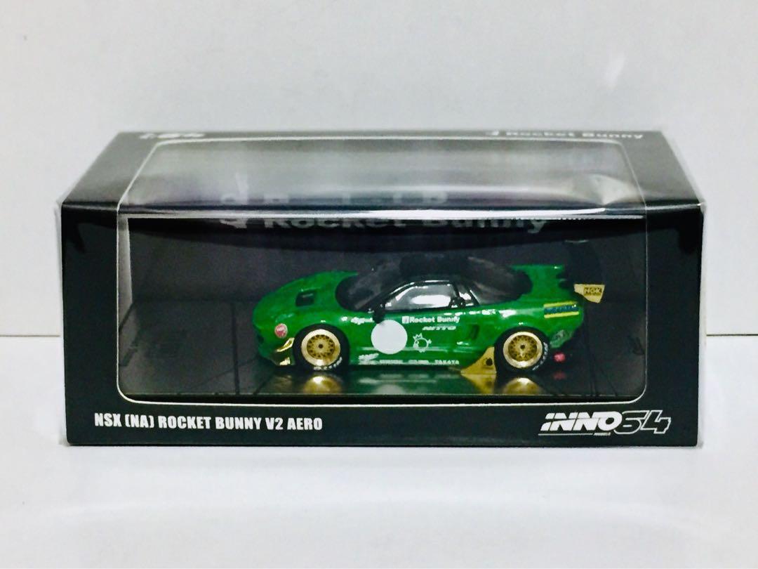 全新 未開封 INNO 64 Scale 1:64 1/64 比例 本田 HONDA NSX NA1 ROCKET BUNNY V2 AERO ...