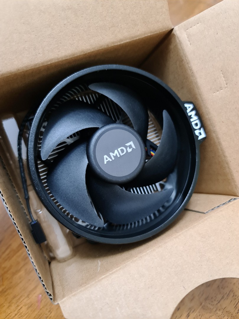 AMD Ryzen 5 stock cooler fan, Computers & Tech, Parts & Accessories ...