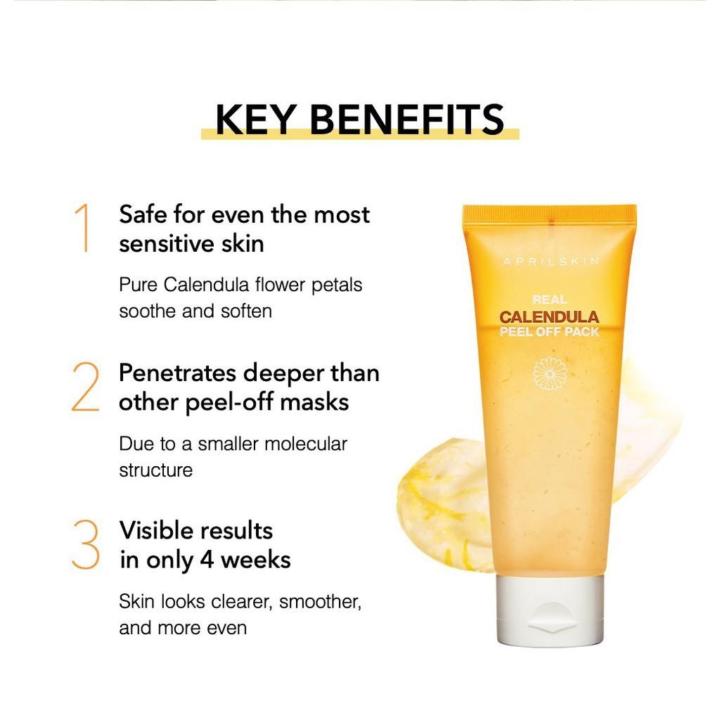 Aprilskin Real Calendula Peel Off Pack, Beauty & Personal Care, Face ...