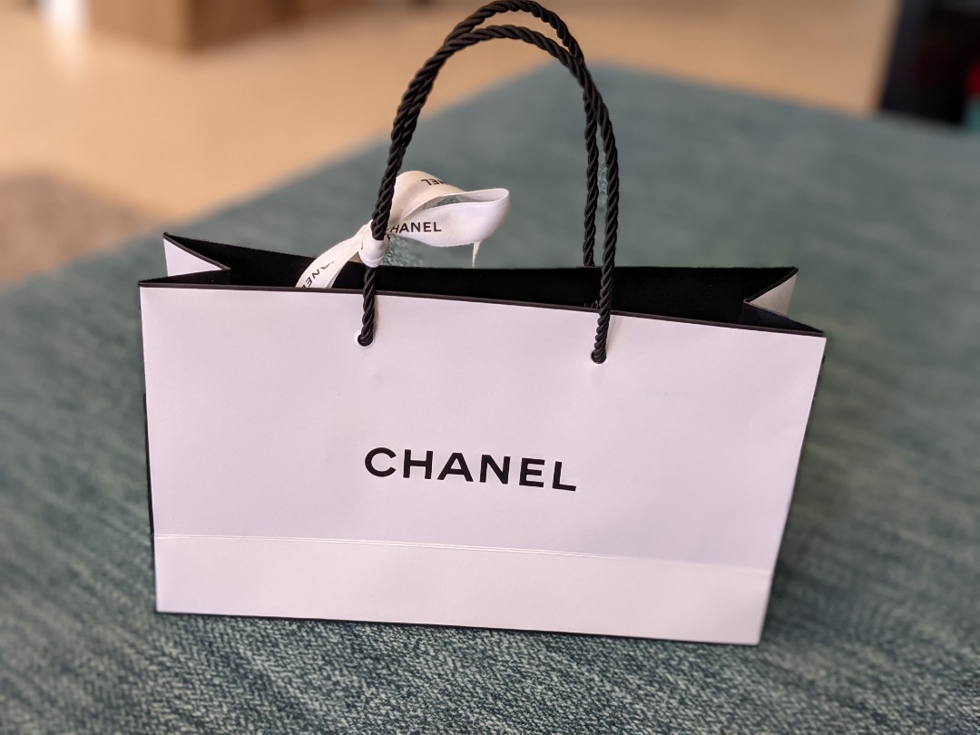 Authentic Chanel paper bag, Beauty & Personal Care, Fragrance ...