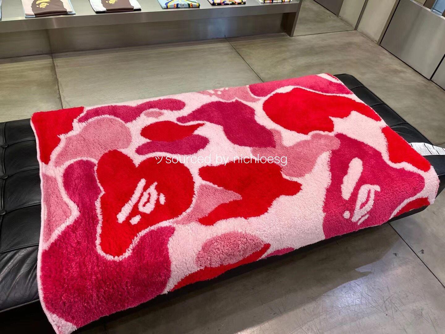 BAPE ABC CAMO BIG RUG MAT, Furniture & Home Living, Home Decor, Carpets ...