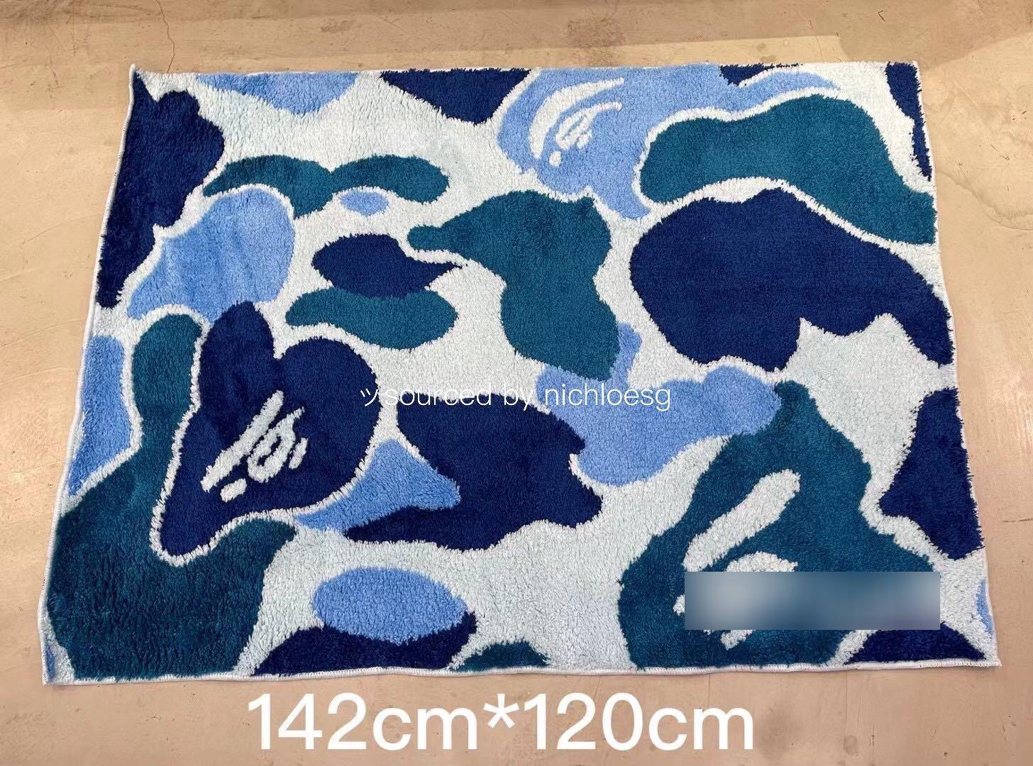 BAPE ABC CAMO BIG RUG MAT, Furniture & Home Living, Home Decor, Carpets ...