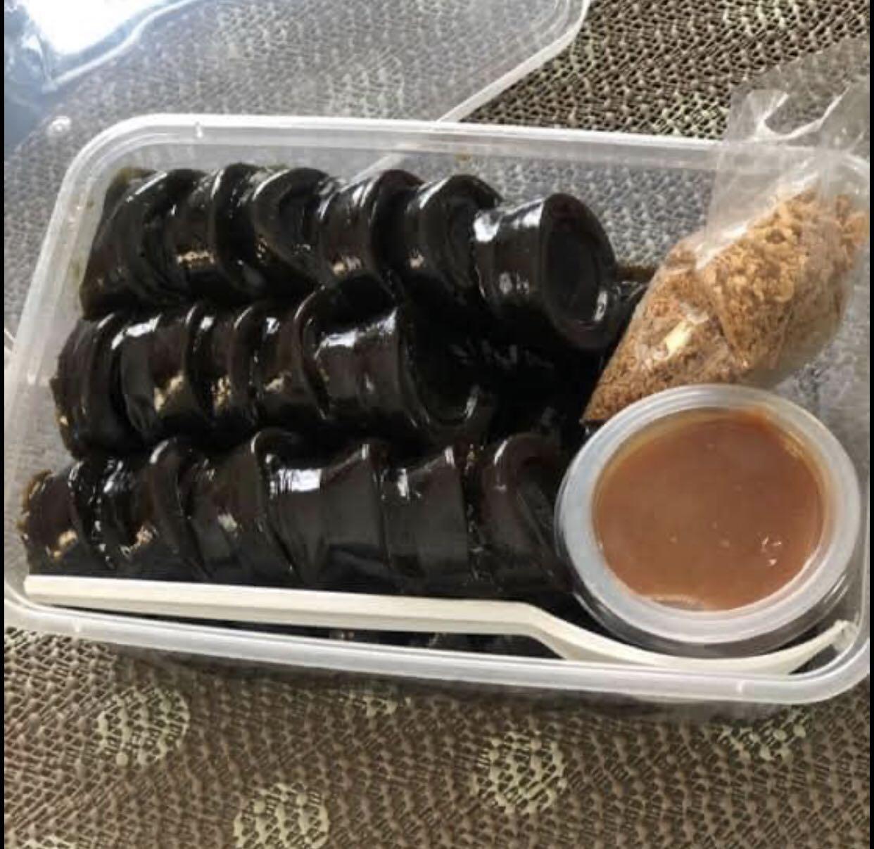 Black Kutsinta with Budbod and Yema Dip, Food & Drinks, Local Eats on ...