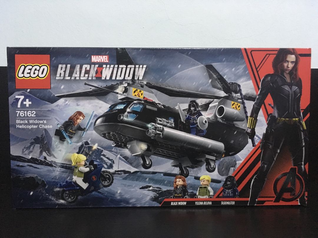 Brand New LEGO 76162 Marvel Black Widow’s Helicopter Chase with Natasha ...