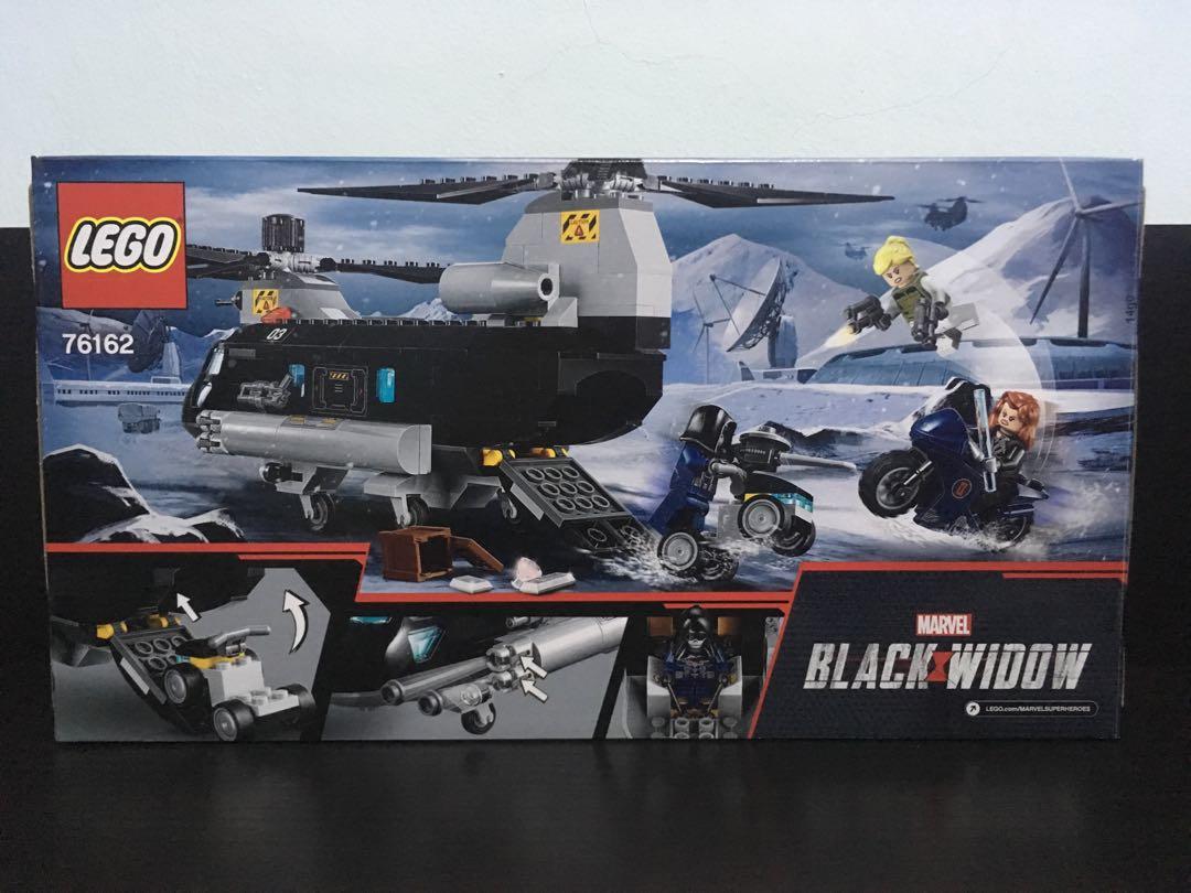 Brand New LEGO 76162 Marvel Black Widow’s Helicopter Chase with Natasha ...