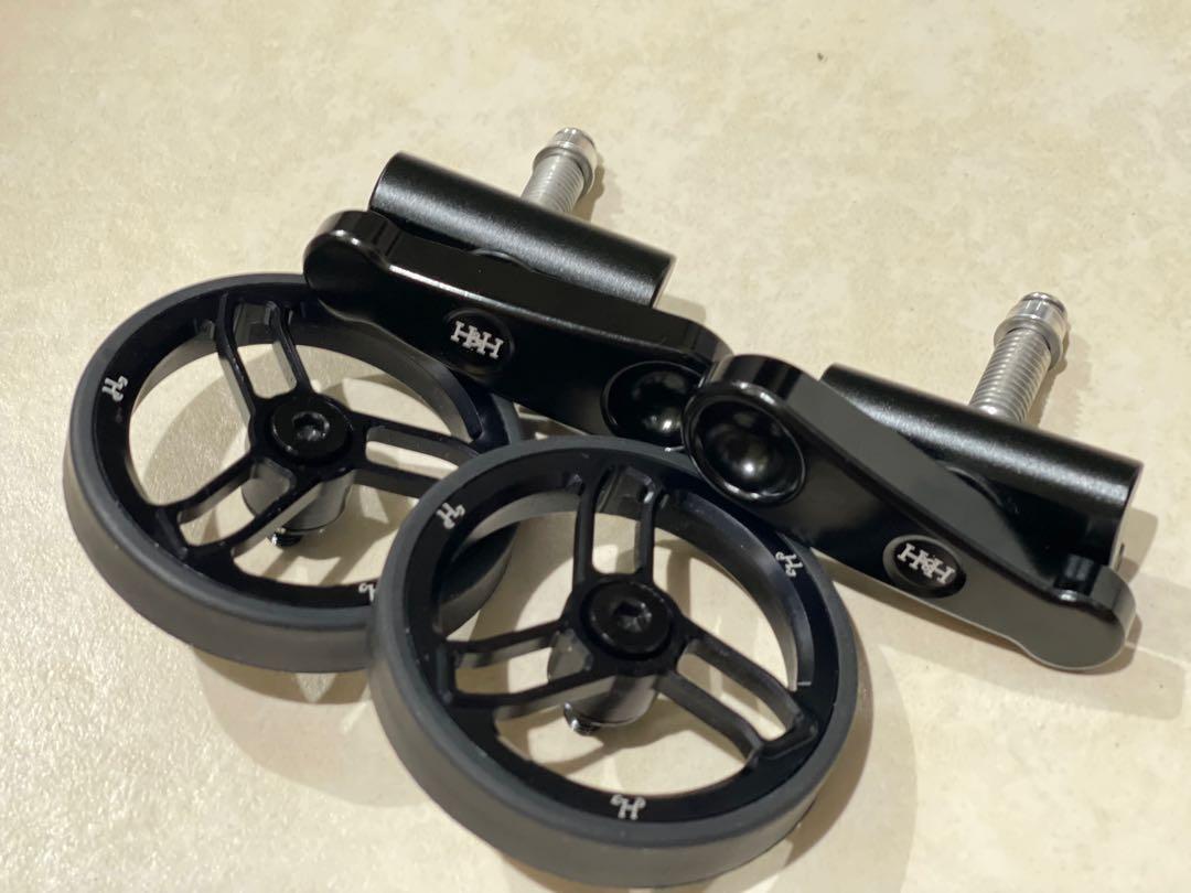 Brompton H&H clamp, eazy wheel , Sports Equipment, Bicycles & Parts ...