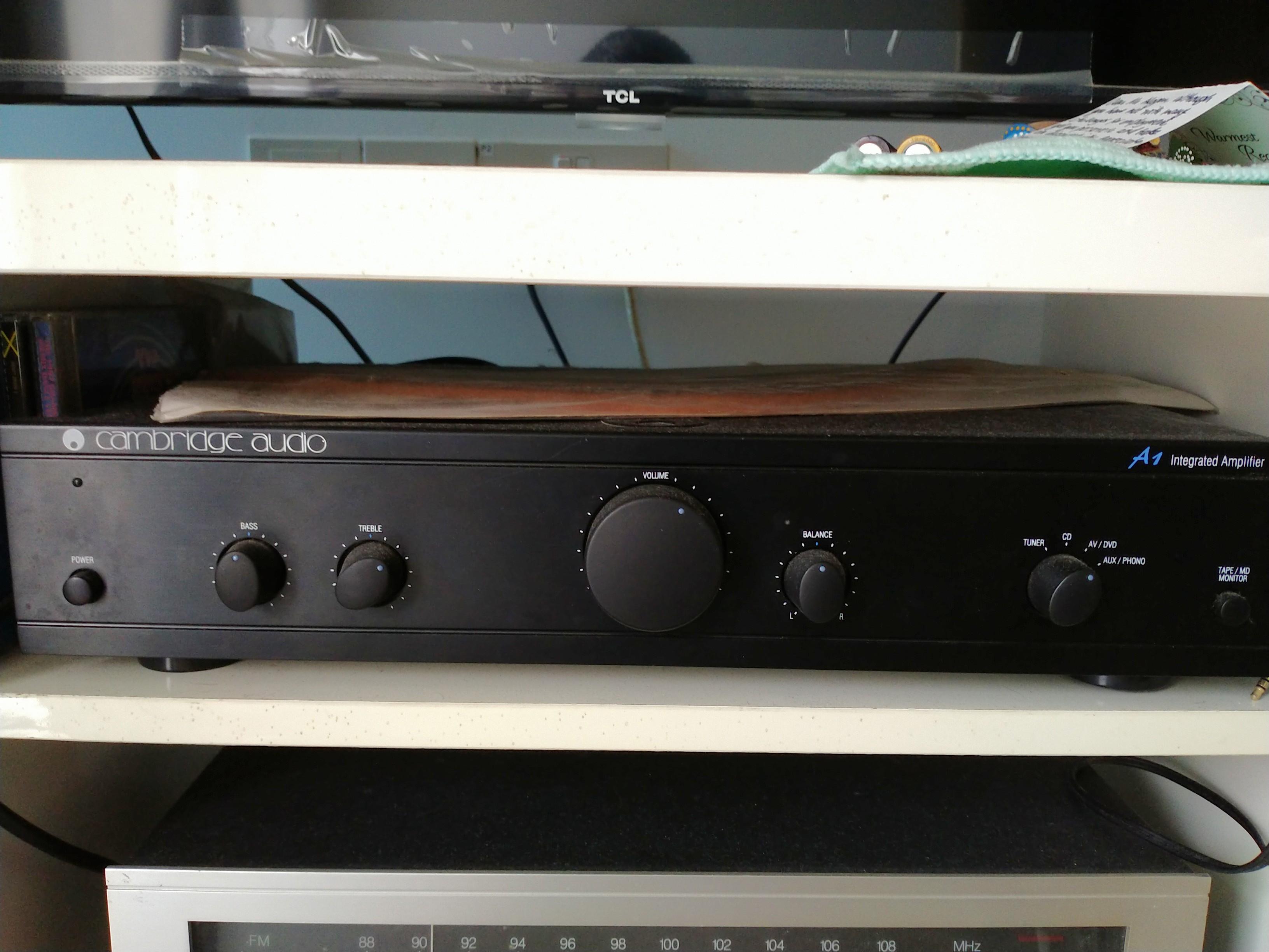 CAMBRIDGE AUDIO A1 Integrated Amplifier, Audio, Soundbars, Speakers ...