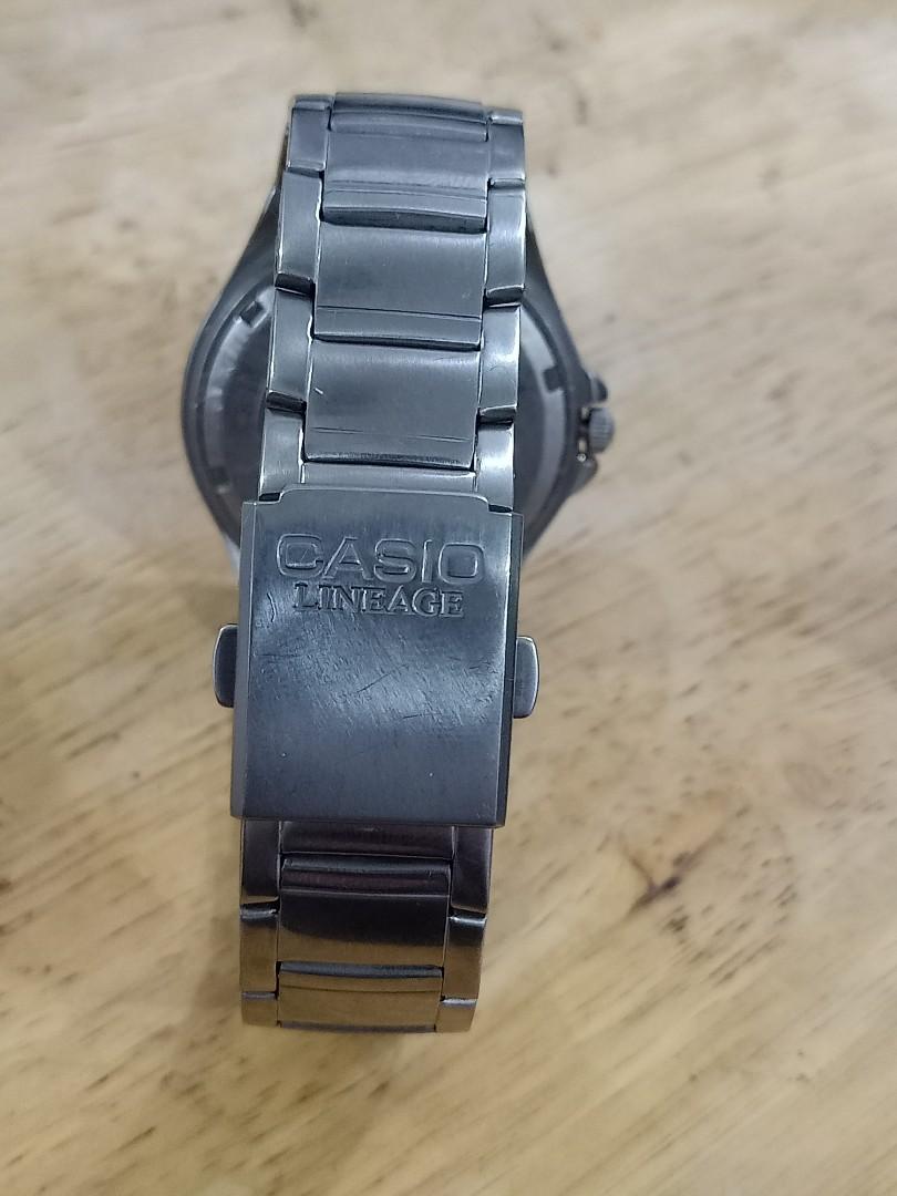 Casio lineage titanium, Men's Fashion, Watches & Accessories, Watches ...
