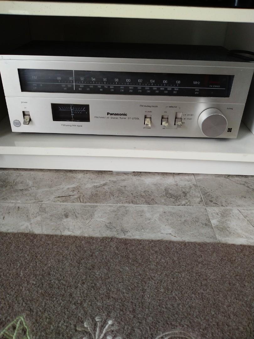 Classic Stereo FM Tuner -Panasonic ST-2700L, Audio, Soundbars, Speakers ...
