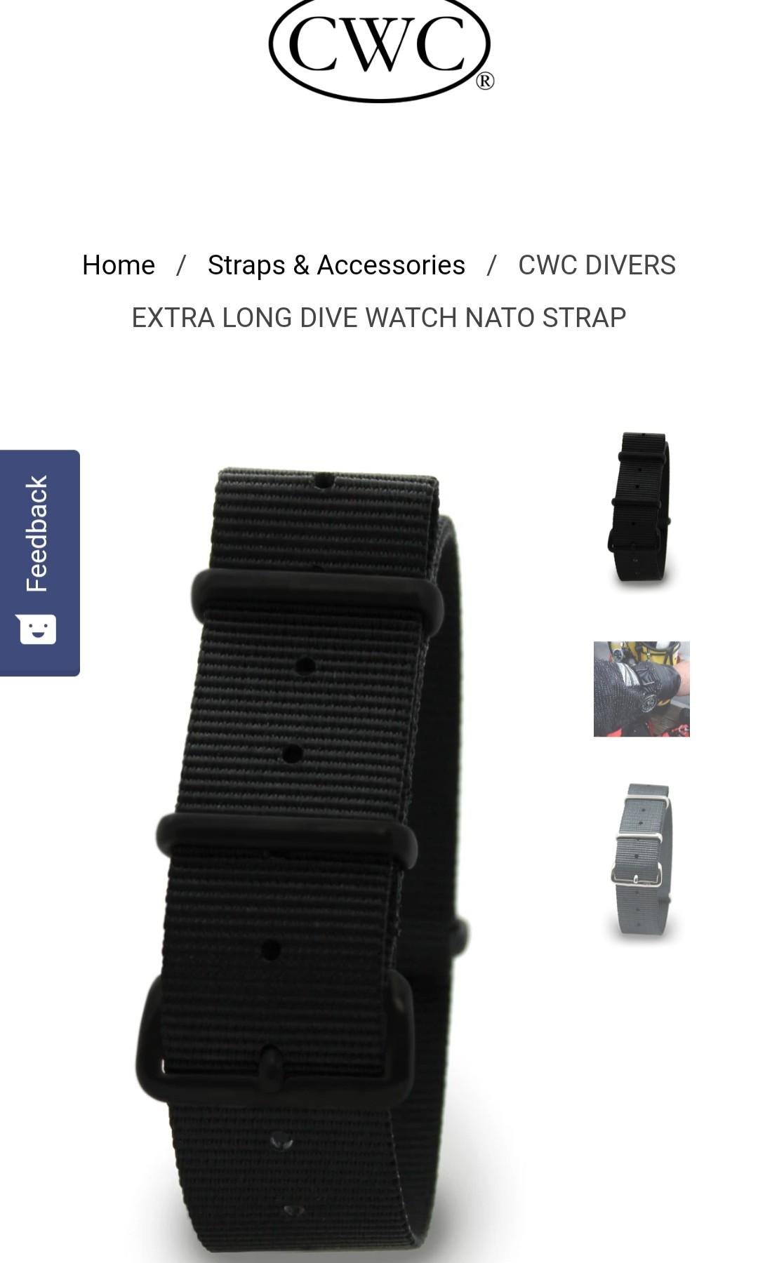 CWC Nato Strap (army green), Men's Fashion, Watches & Accessories ...