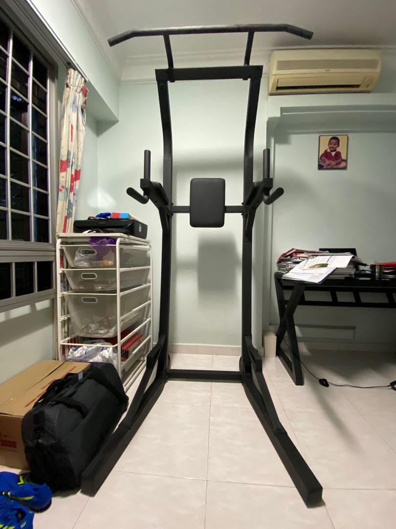 DECATHLON pull up and dips station, Sports Equipment, Exercise ...