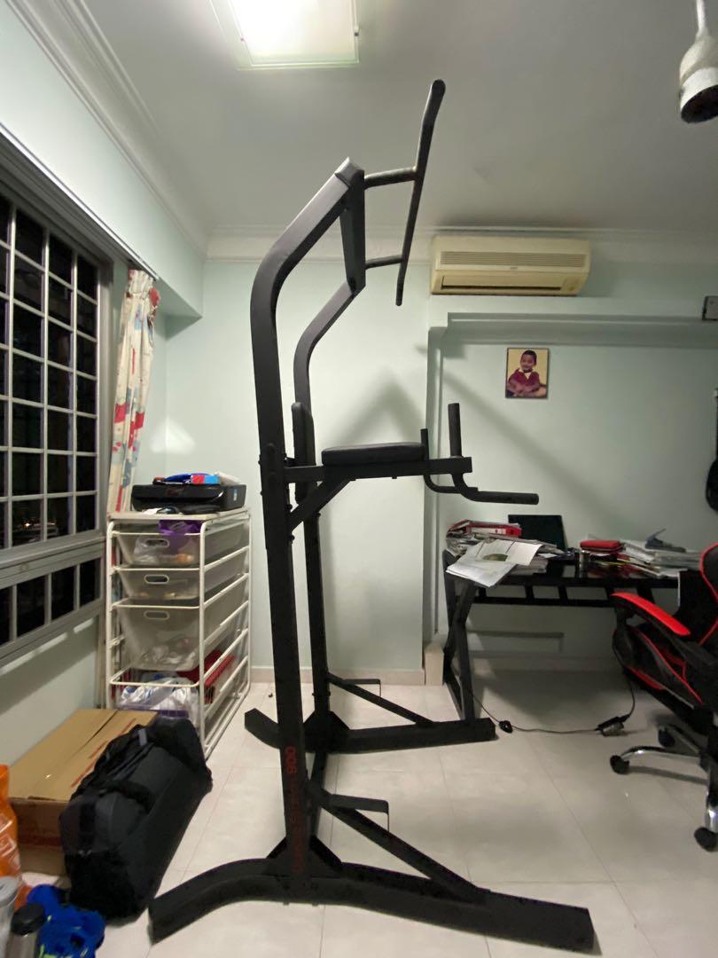 DECATHLON pull up and dips station, Sports Equipment, Exercise ...