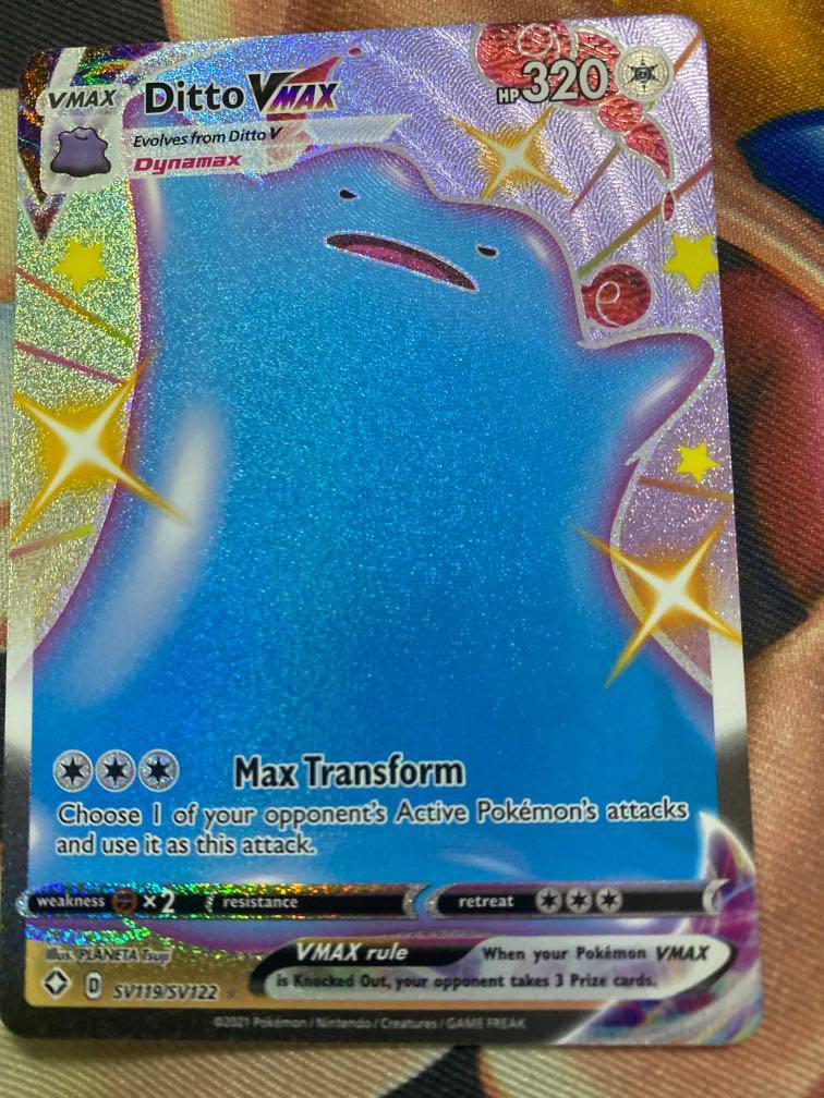 Ditto Vmax rainbow rare, Hobbies & Toys, Toys & Games on Carousell