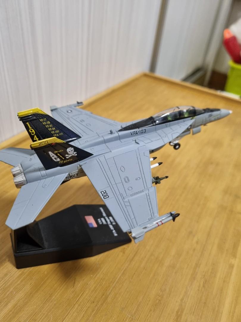 F18 Super Hornet Diecast Fighter Plane Model, Hobbies & Toys, Toys ...
