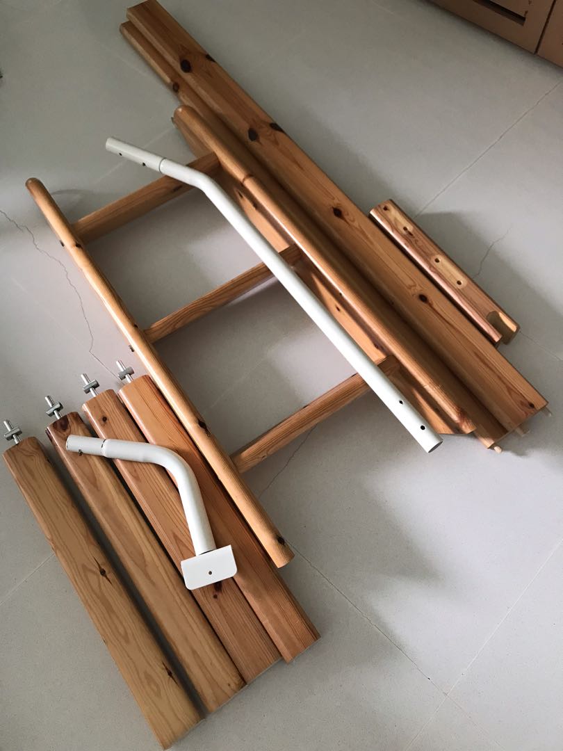 Original Flexa Bed - Slant Ladder & Parts (mid height), Furniture ...