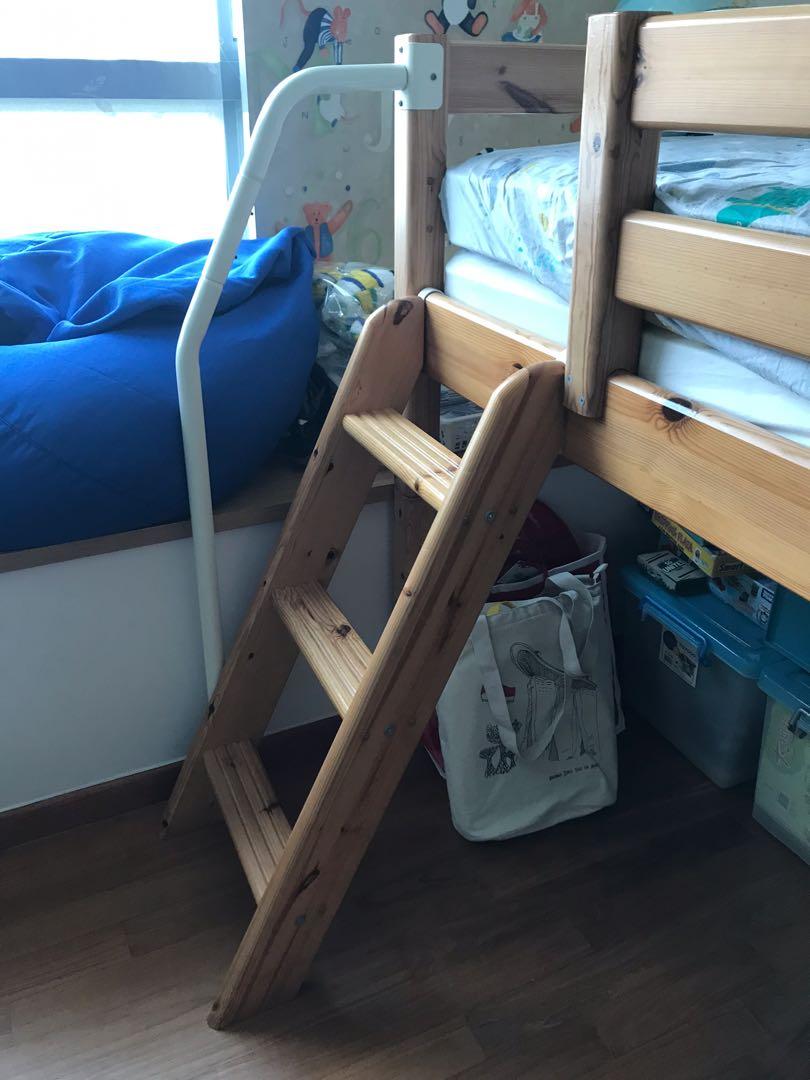 Original Flexa Bed - Slant Ladder & Parts (mid height), Furniture ...
