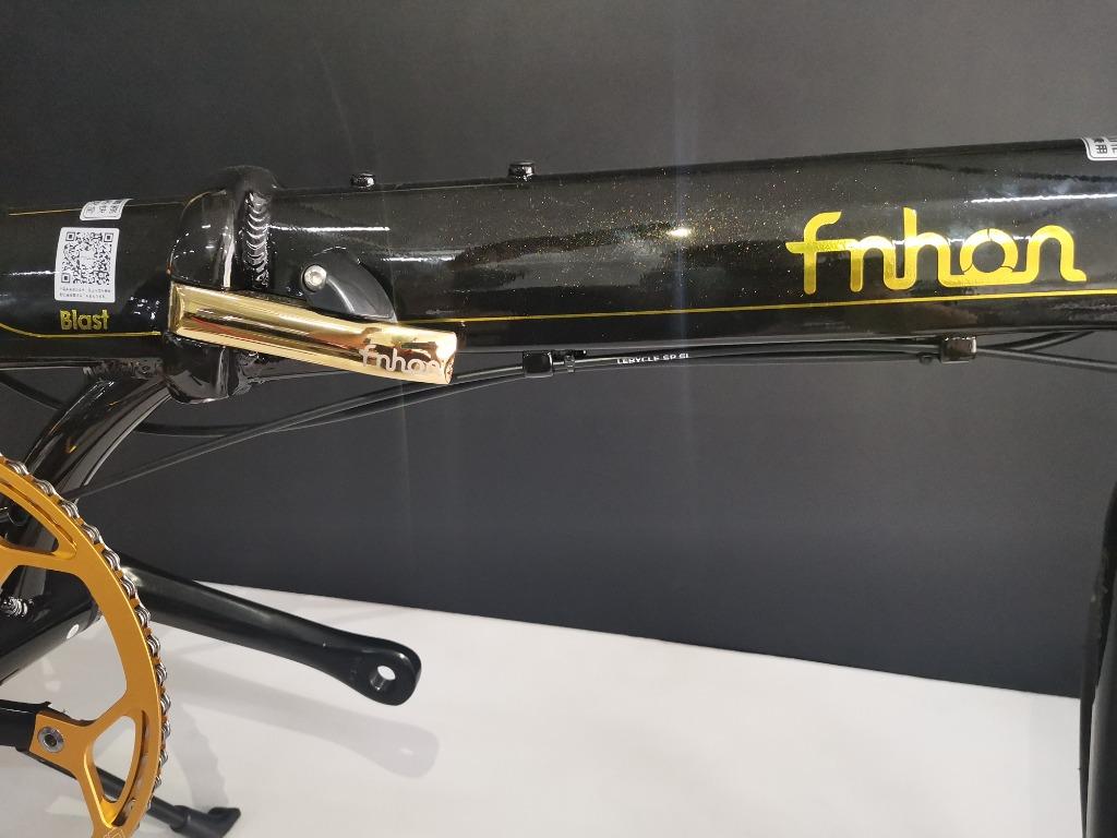 Original fnhon Blast (black gold)10 speed, 451 RT gold wheelset (WE ...