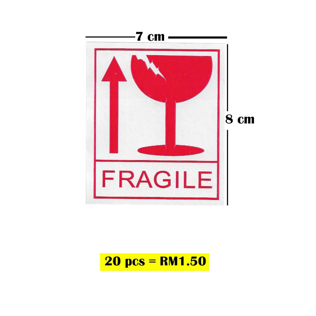 FRAGILE STICKER, Everything Else, Others on Carousell