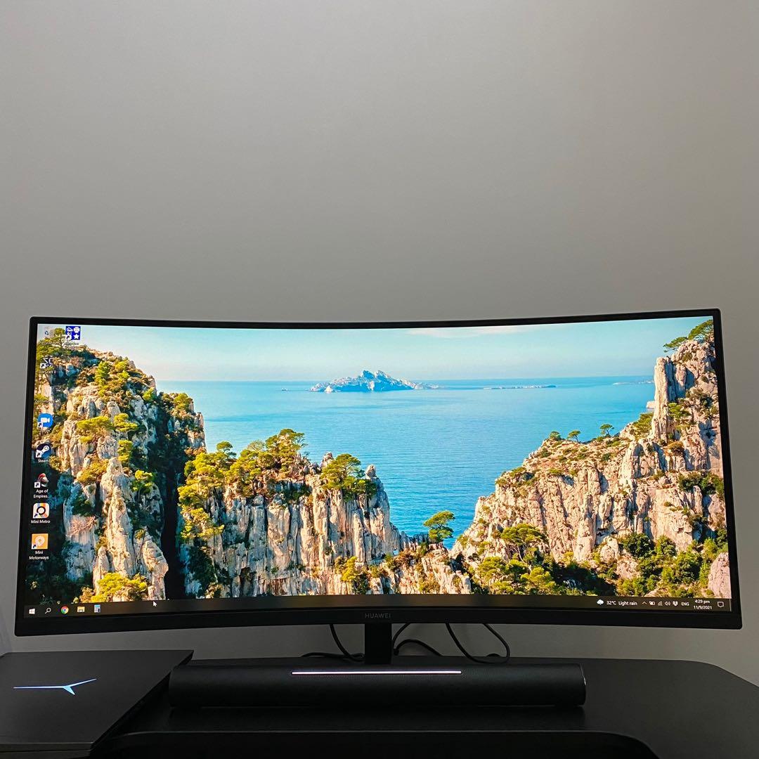 HUAWEI MateView GT 34" Ultrawide 3440 x 1440 WQHD Curved Monitor 165hz ...
