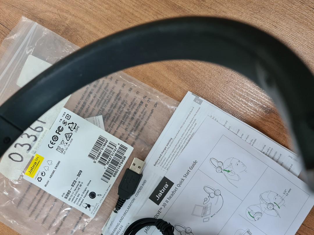 Jabra Evolve 30 II 5393-823-309 Mono HSC060, ENC060., Audio, Headphones ...