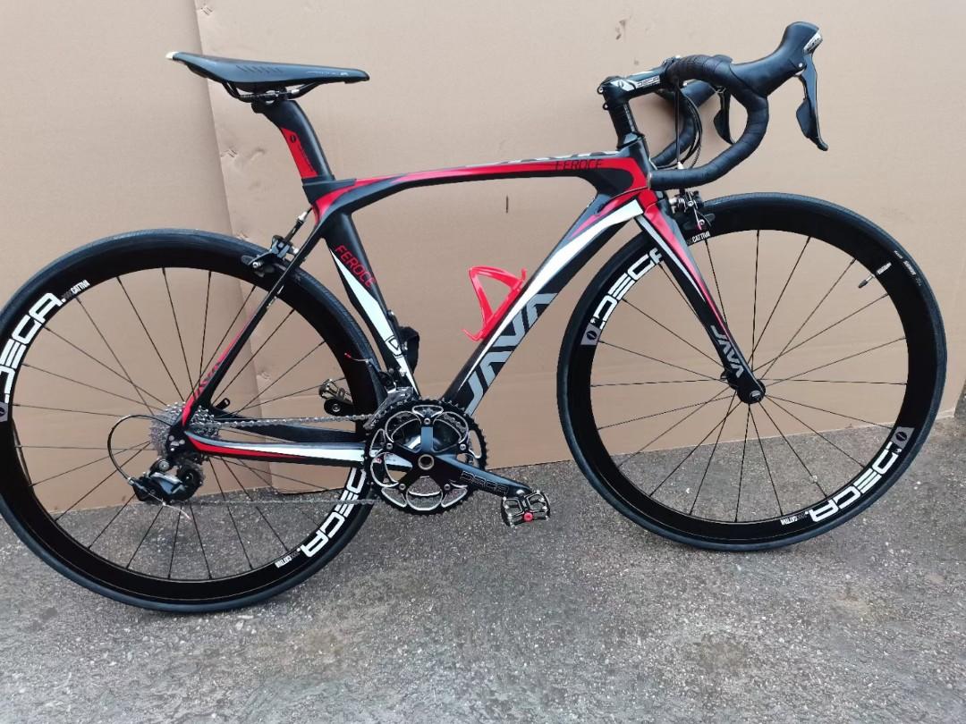 Java FEROCE Full Carbon Road Bike Shimano 105 Bicycle., Sports ...