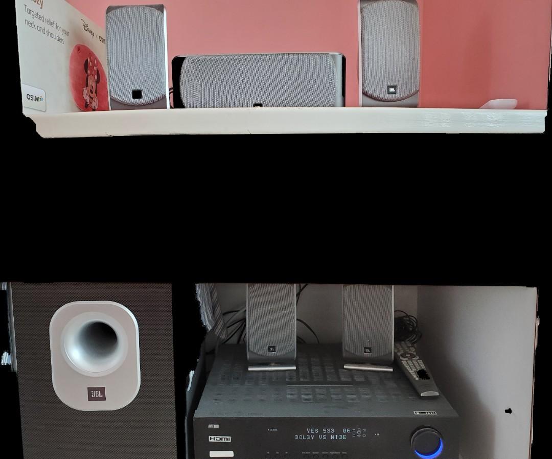 JBL Surround Speaker with Harman/Kardon AV Receiver, Audio, Soundbars ...