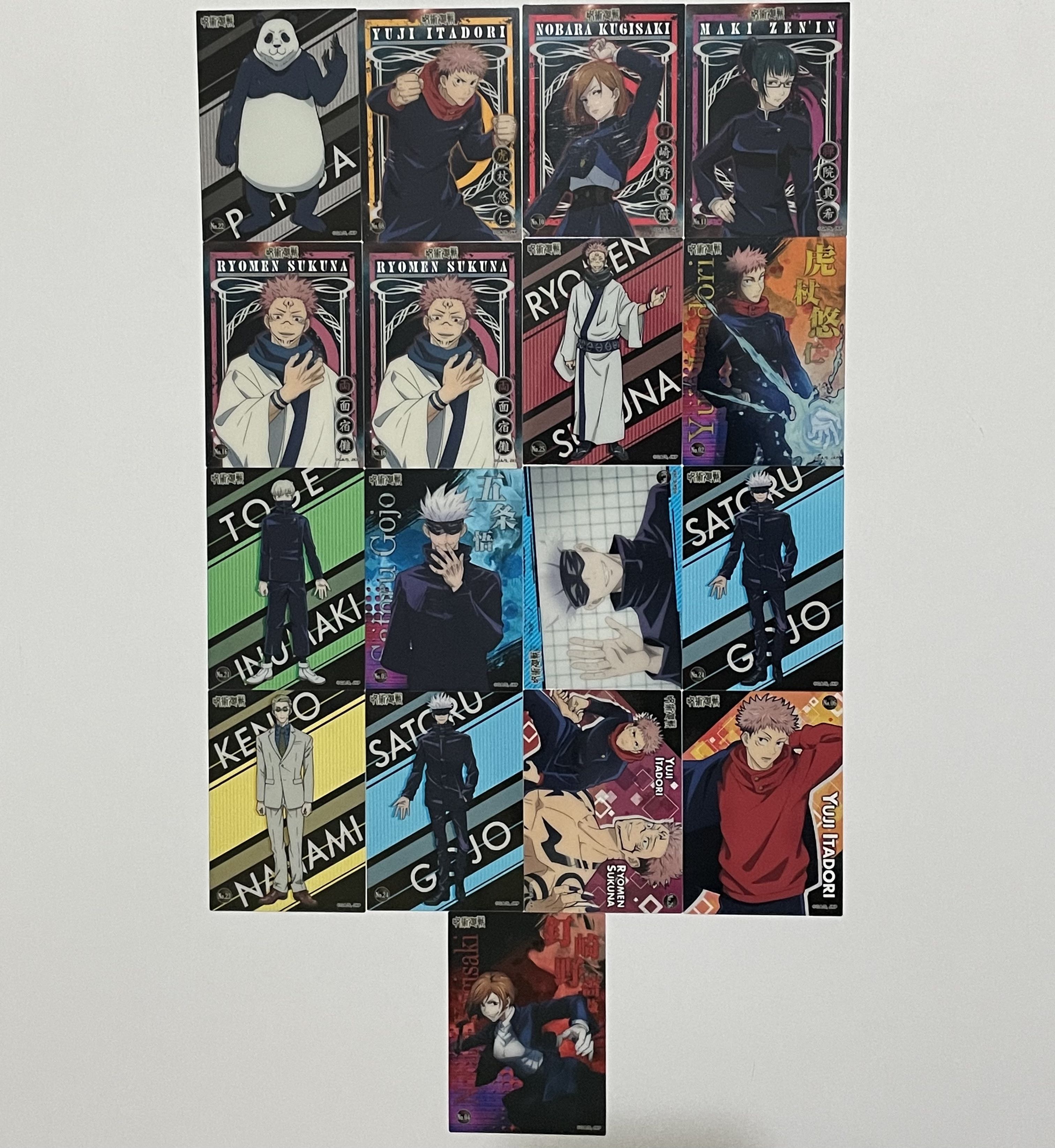 Jujutsu Kaisen Clear Card Collection gum, Hobbies & Toys, Memorabilia ...