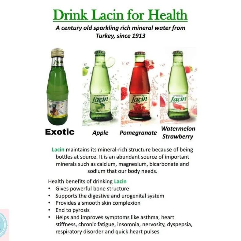 LACIN Turkish Mineral Rich Sparkling Water, Food & Drinks, Beverages on ...