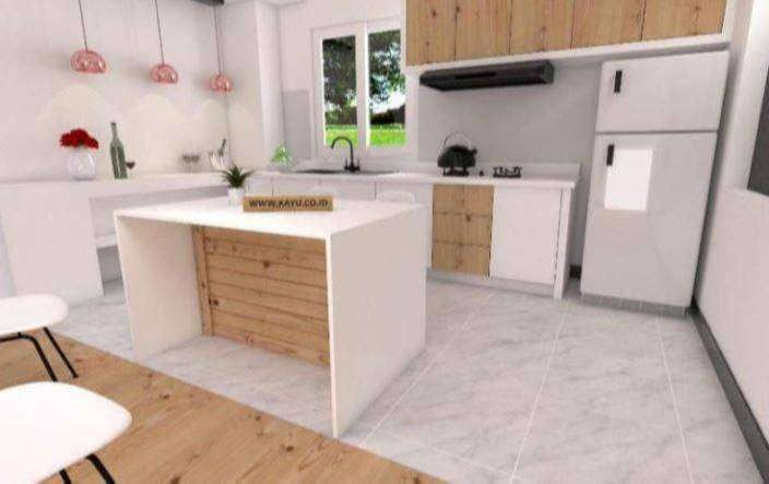 Meja Island Dapur bisa untuk Meja Makan Kayu solid Duco terbaru ...