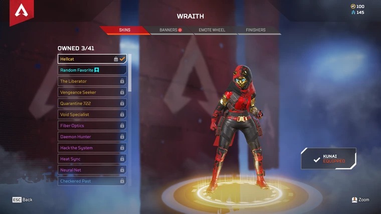 [PC] Fresh Wraith heirloom w/ Hellcat & 20 legs (Apex Legends), Video ...