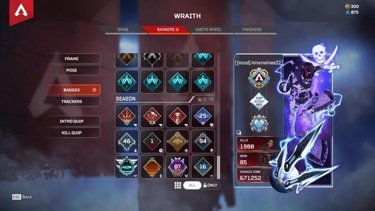 [PC] Wraith heirloom w/ Flashpoint & 105 Legendaries (Apex Legends ...
