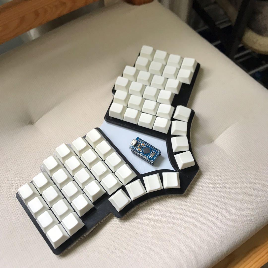 Pteron with Cherry MX Red - Split Ortholinear Mechanical Keyboard ...