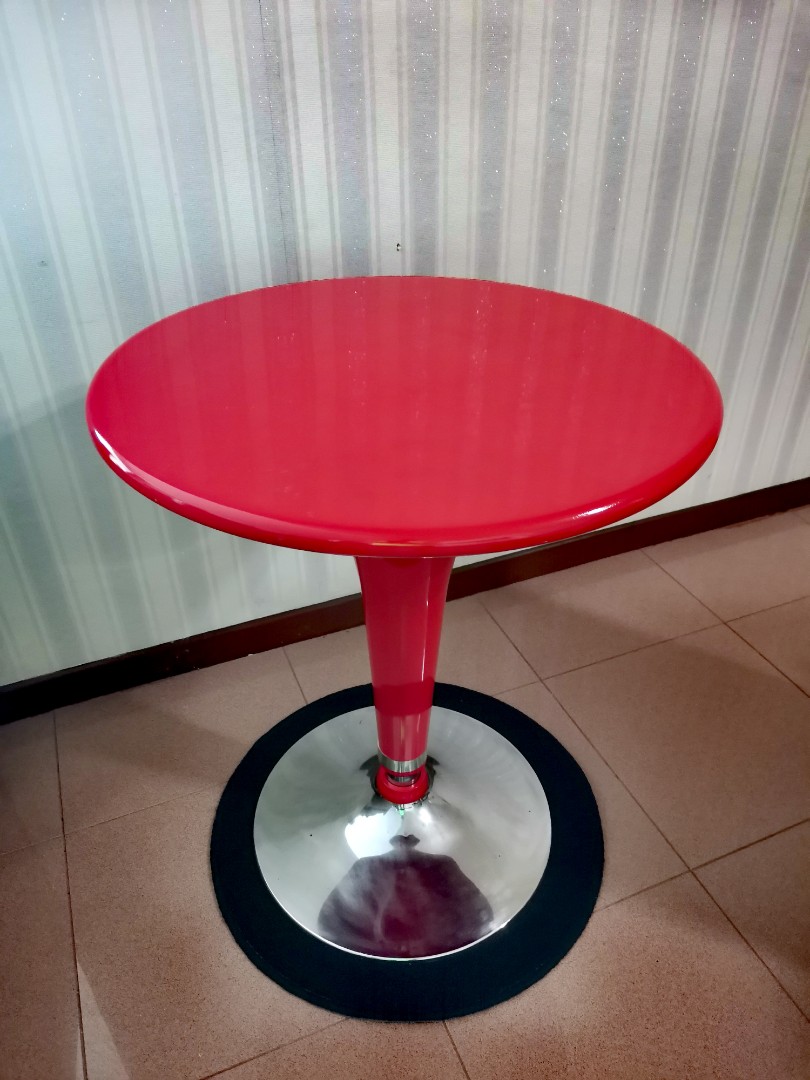 Red Bar Table, Furniture & Home Living, Furniture, Tables & Sets on ...