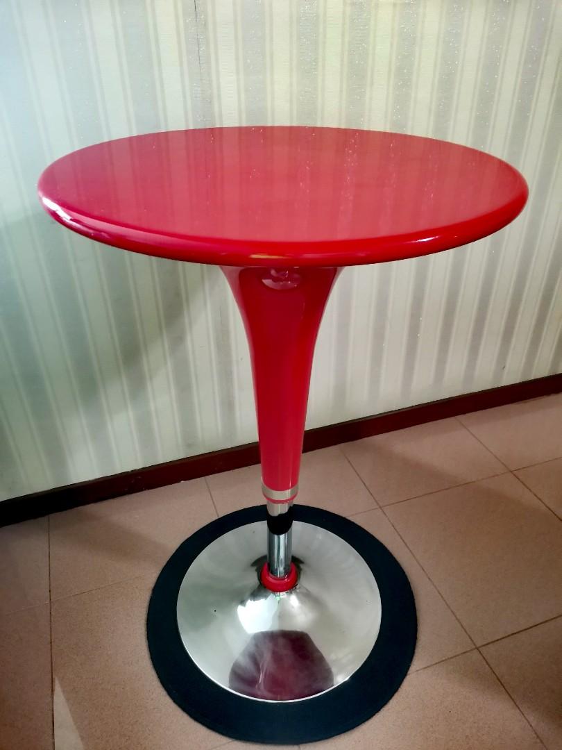 Red Bar Table, Furniture & Home Living, Furniture, Tables & Sets on ...