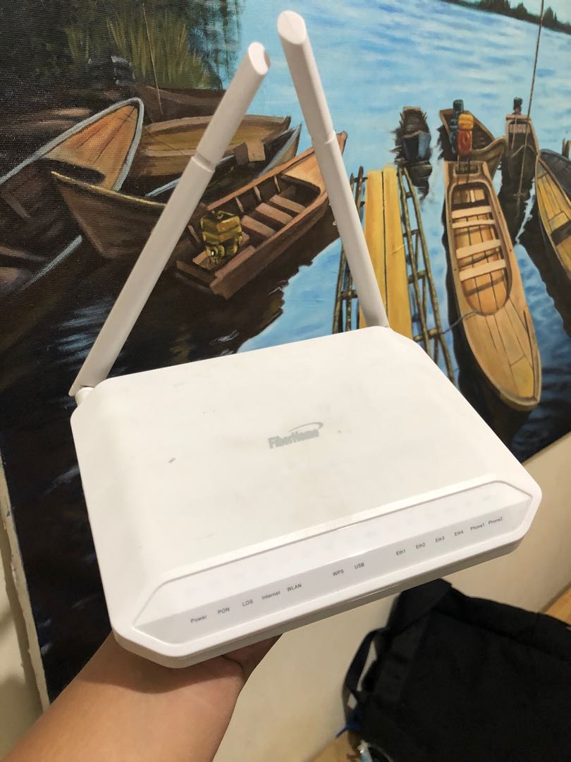 Router modem Fiberhome, Elektronik, TV & Perlengkapan Hiburan di Carousell