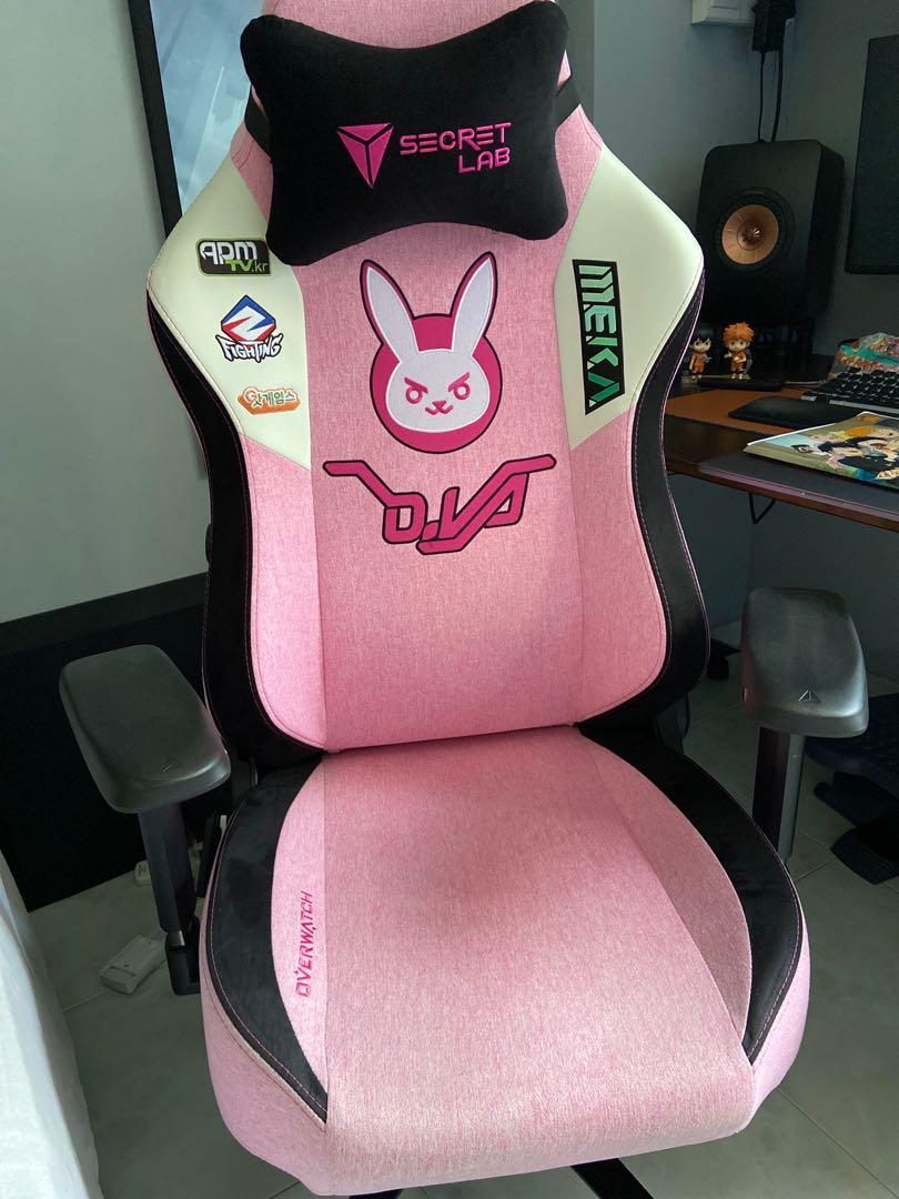 Secretlab Titan Softweave D.Va 2020, Furniture & Home Living, Furniture ...