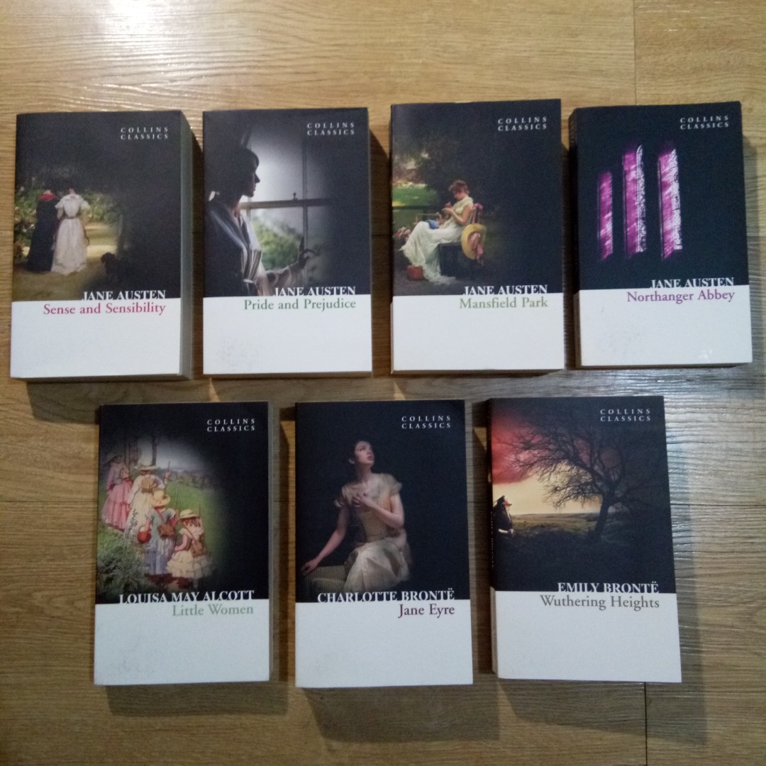 (set) Collins Classics - Jane Austen , Charlotte Bronte , Emily Bronte ...