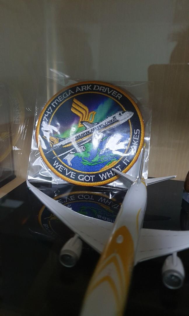 SIA Cargo 747 Pilot Patch, Women's Fashion, Watches & Accessories ...