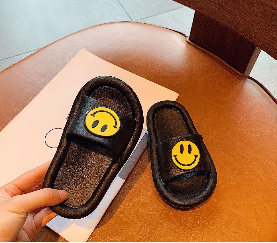 Smiley Face Slide Sandals Slippers for kids, Babies & Kids, Babies ...