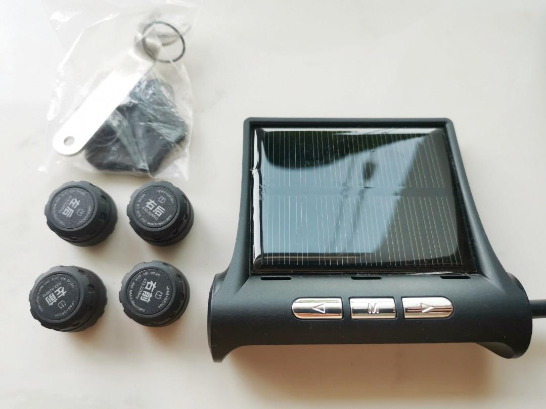 Solar powered TPMS with external sensors, Car Accessories, Tyres & Rims ...