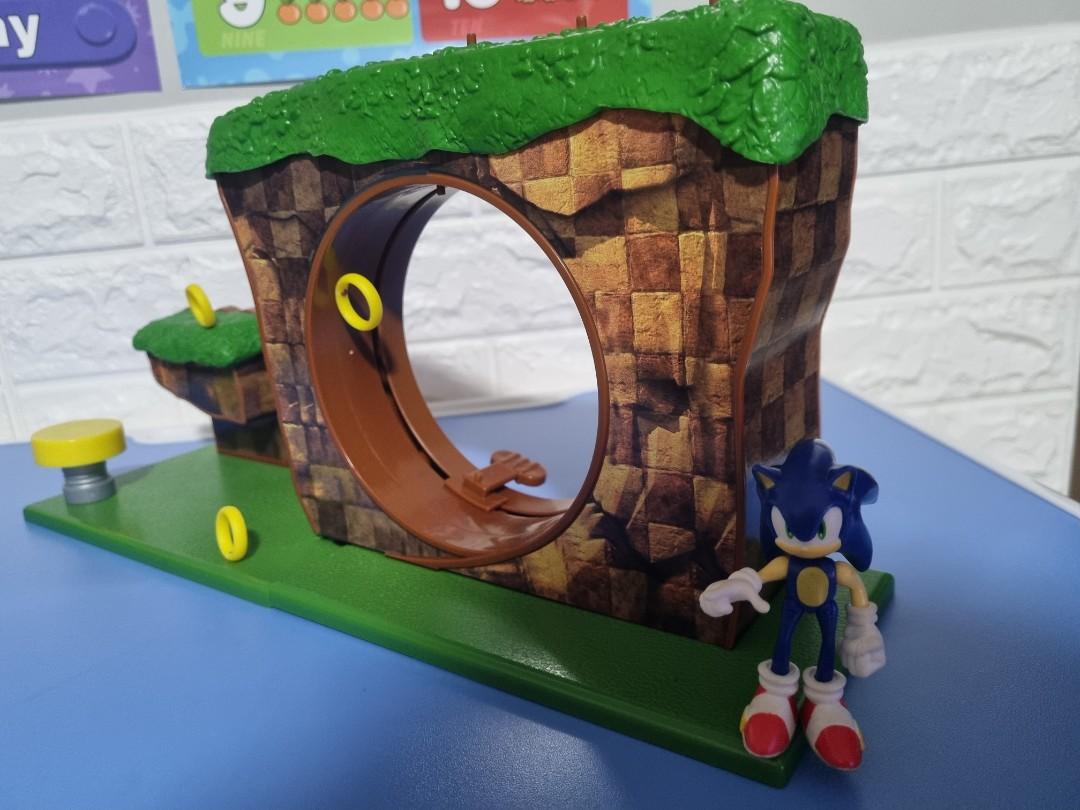 SONIC THE HEDGEHOG - Green Hill Zone Playset, Hobbies & Toys, Toys ...