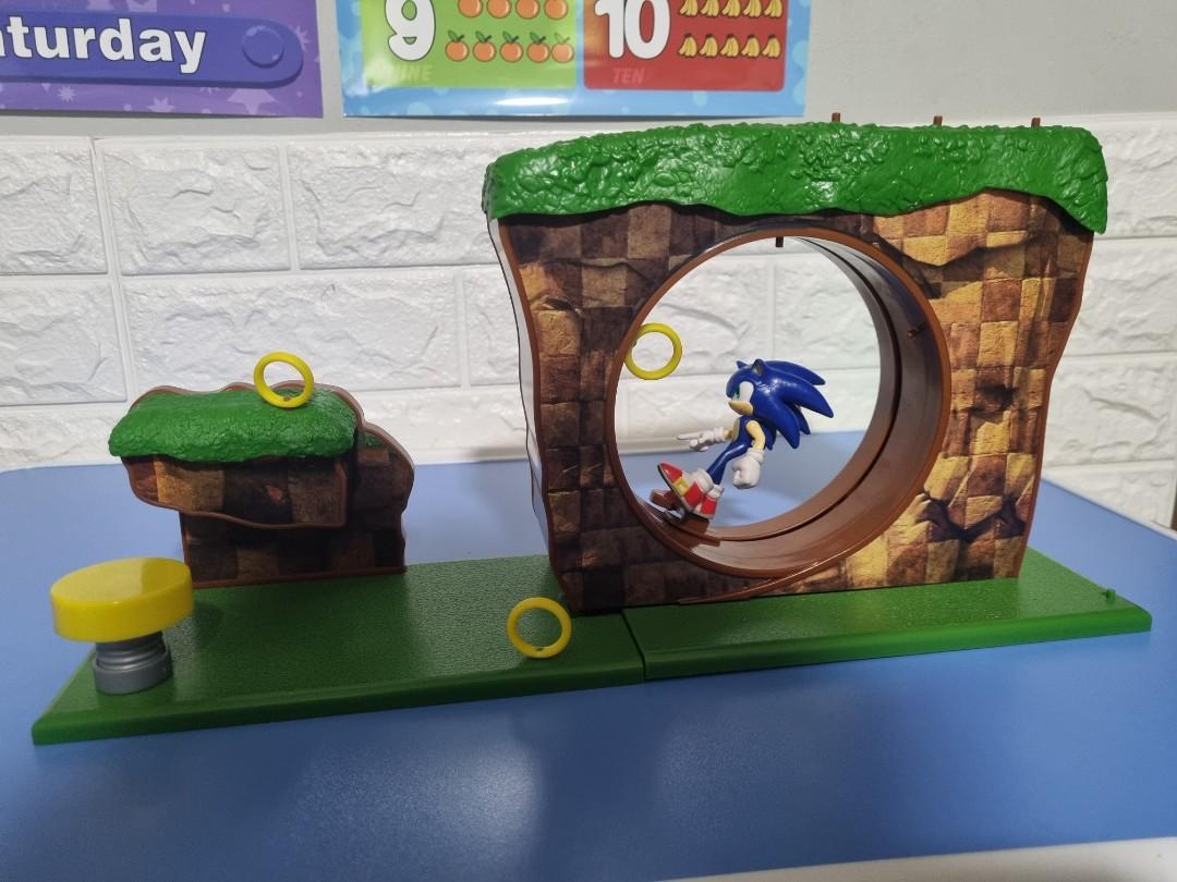 SONIC THE HEDGEHOG - Green Hill Zone Playset, Hobbies & Toys, Toys ...