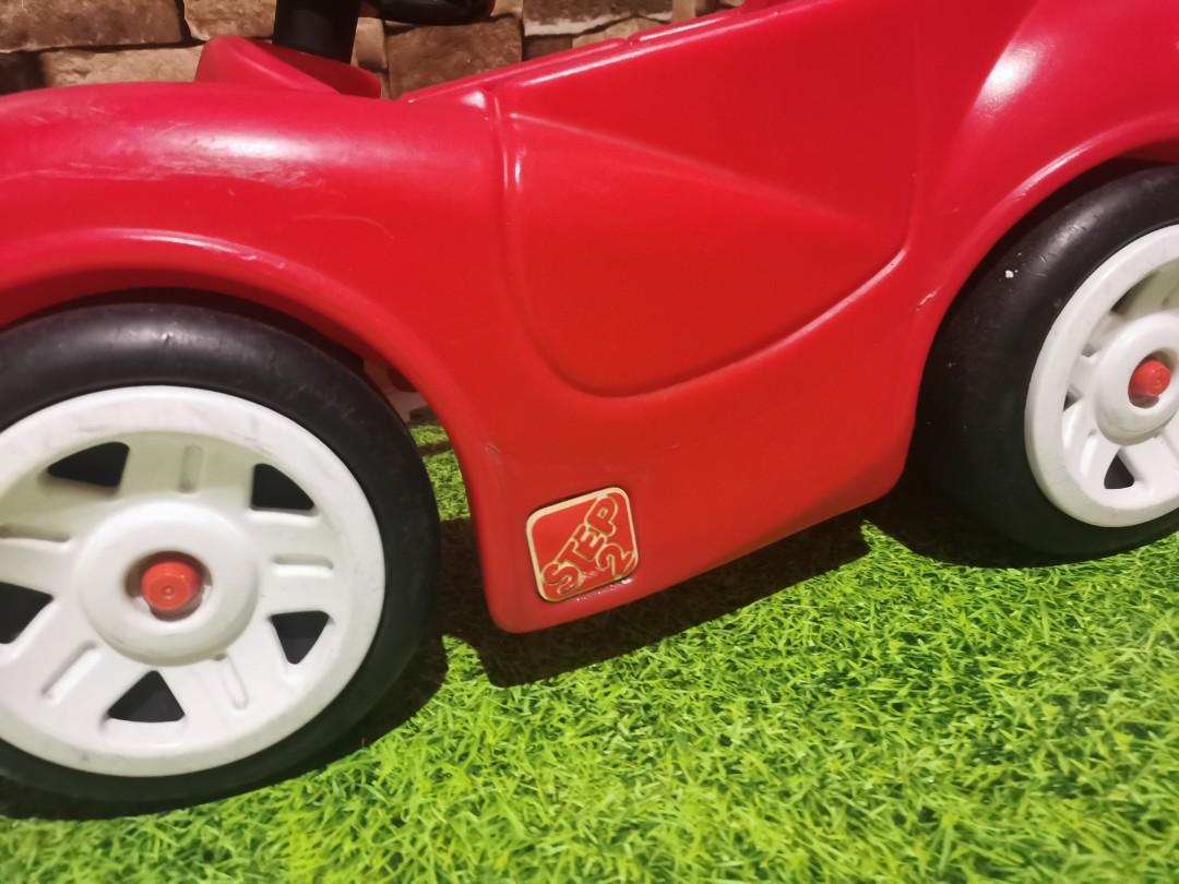 Step 2 red car (preloved), Babies & Kids, Infant Playtime on Carousell